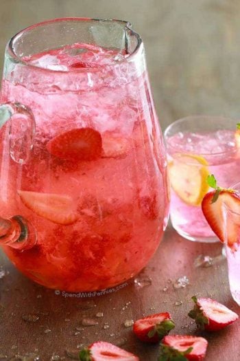 Easy Homemade Strawberry Lemonade
