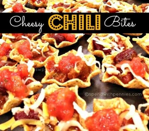 Fast and Easy Cheesy Chili Bites! - Spend With Pennies