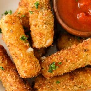 Homemade Cheese Sticks {Crispy & Gooey} - Spend With Pennies