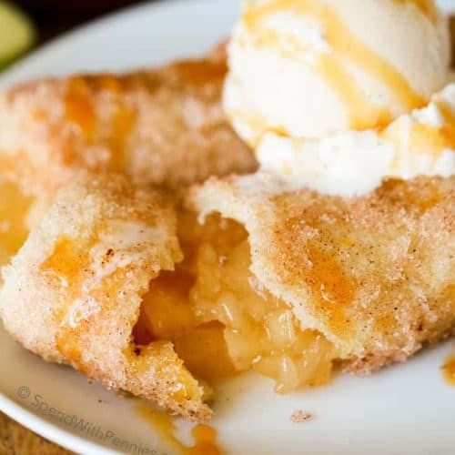 Baked Apple Pie Roll Ups - Spend With Pennies