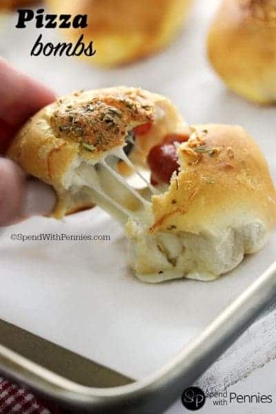 Pizza Bombs (Homemade Pizza Pockets)