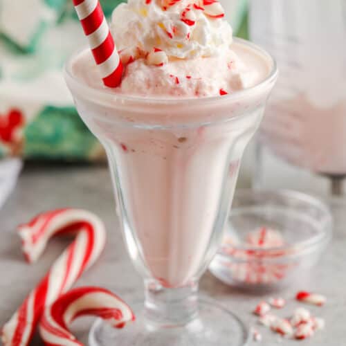Creamy Peppermint Milkshake