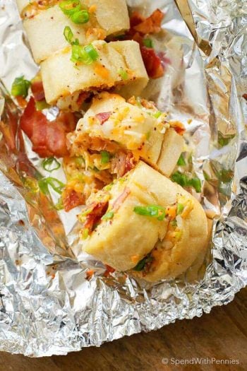 Bacon Cheddar Garlic Bread