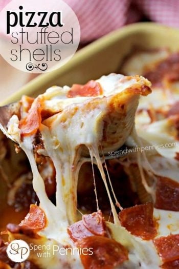Pizza Stuffed Pasta Shells