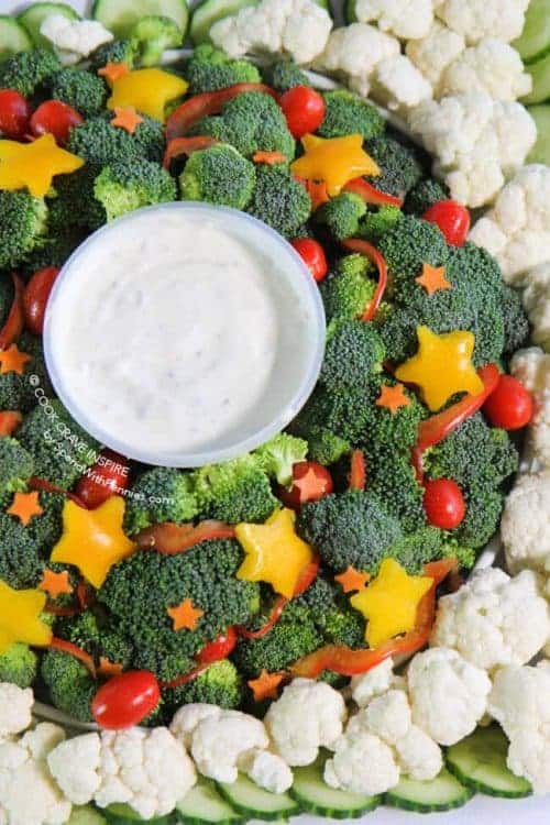 How to Create a Festive Veggie Dip
