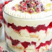 Cranberry Trifle Dessert {Gorgeous & Delicious} - Spend With Pennies