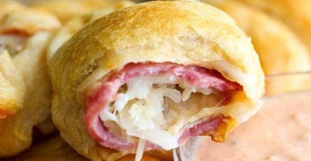 Reuben Roll Ups {Great Appetizer or Lunch!} - Spend With Pennies