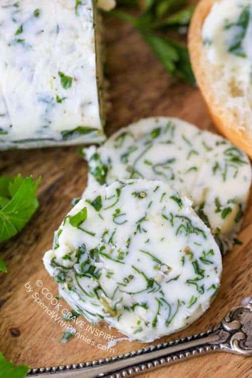 Garlic Herb Compound Butter for Steak