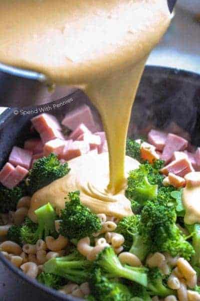 Broccoli Cheese Casserole with Ham
