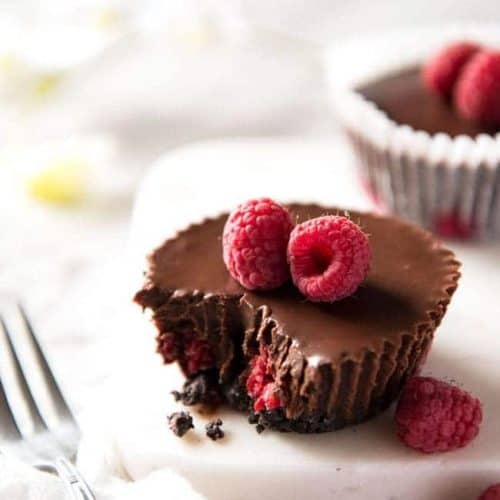 Chocolate Ganache Raspberry Tarts