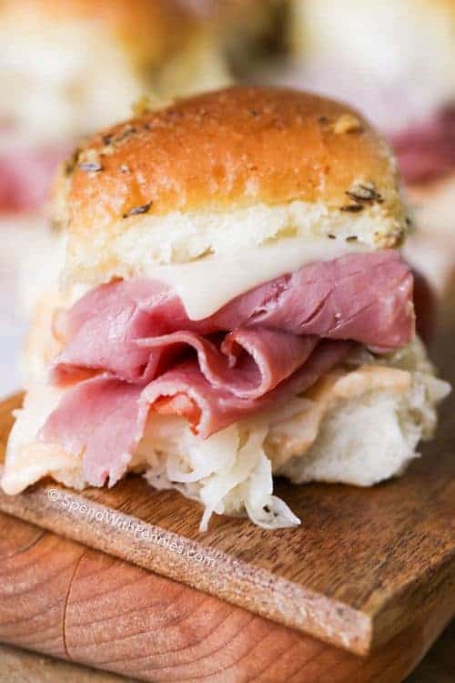 Reuben Sandwich Sliders
