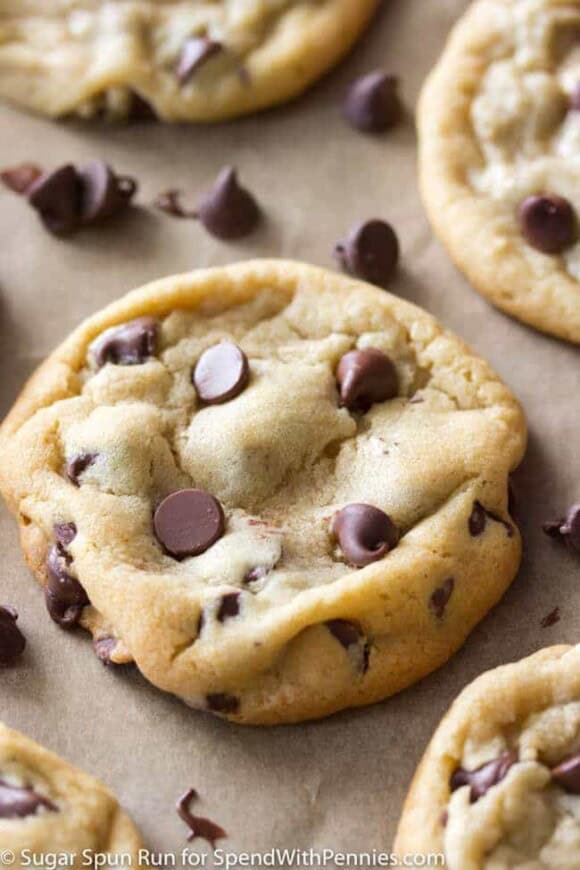 Perfect Homemade Chocolate Chip Cookies - Spend With Pennies