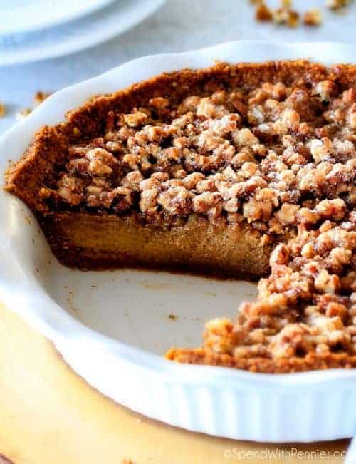 Praline Pumpkin Pie