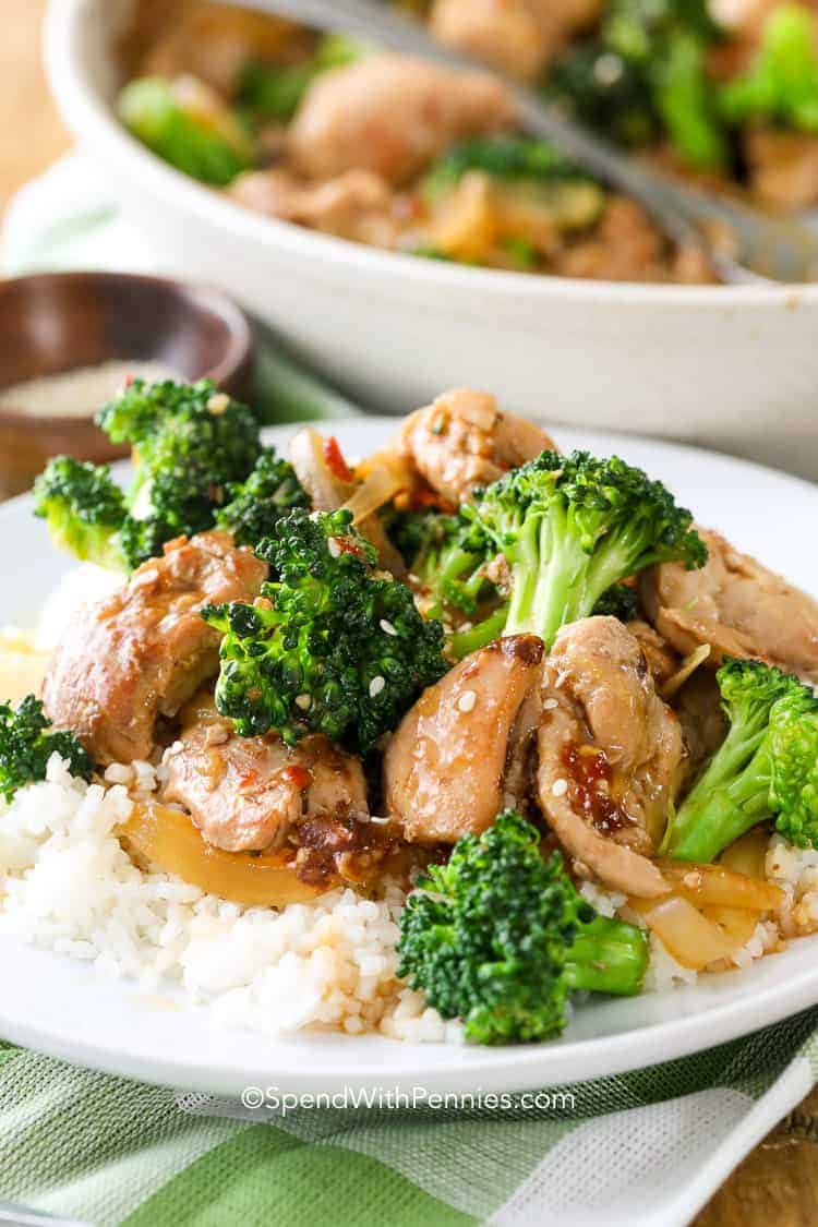 Chicken and Broccoli Stir Fry - Spend With Pennies Chicken and Broccoli Stir Fry - Spend With Pennies