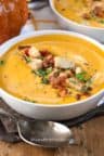 Easy Pumpkin Soup (with canned or fresh pumpkin) - Spend With Pennies