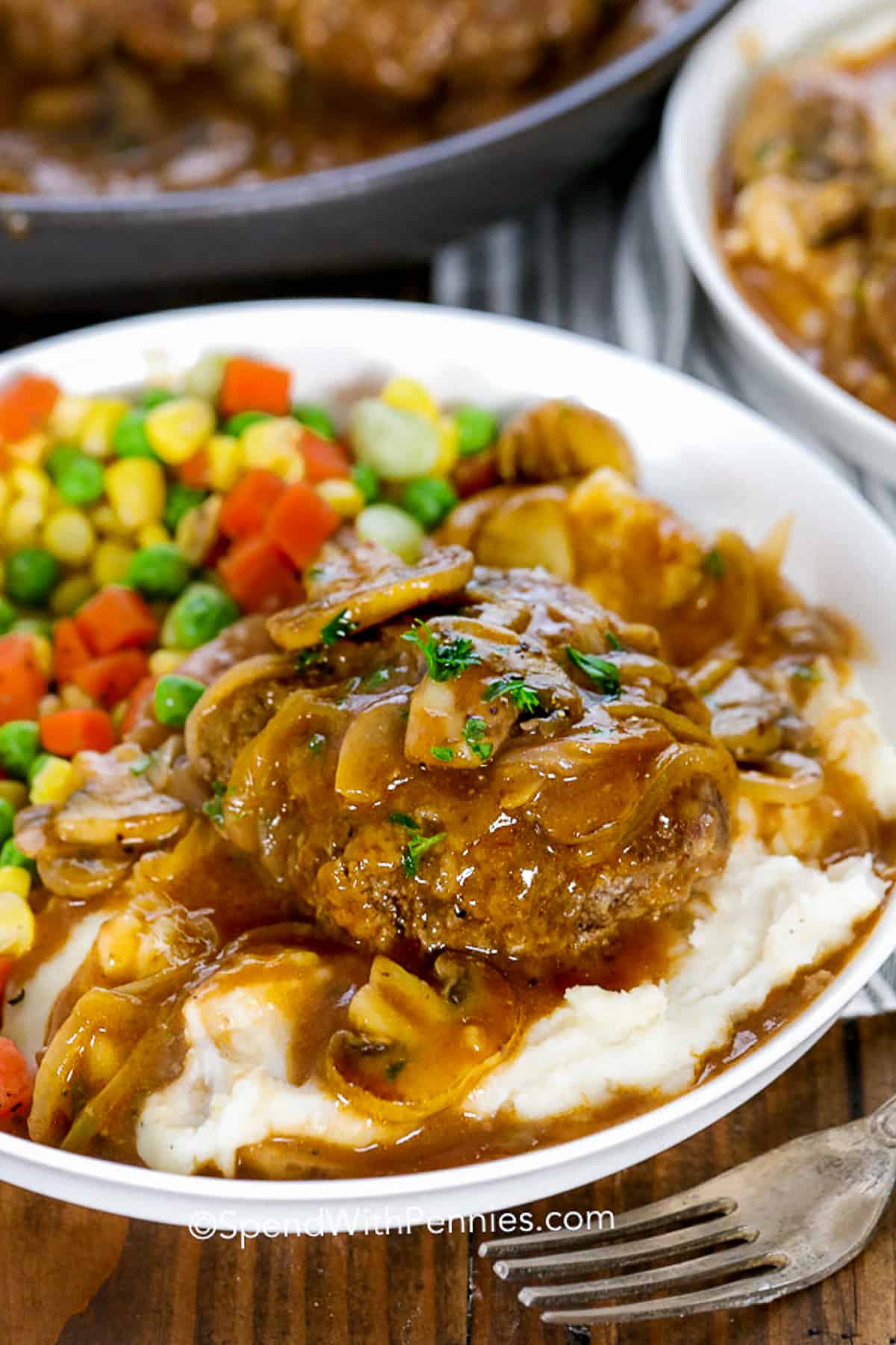 Salisbury Steak Recipe- Spend with Pennies - PrimoReview