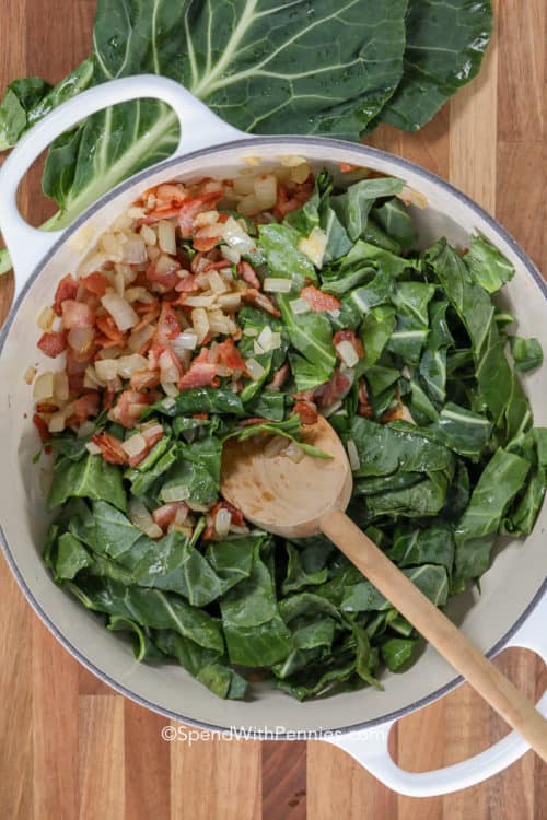 Collard Greens {Easy Southern-Inspired Recipe!} - Spend With Pennies