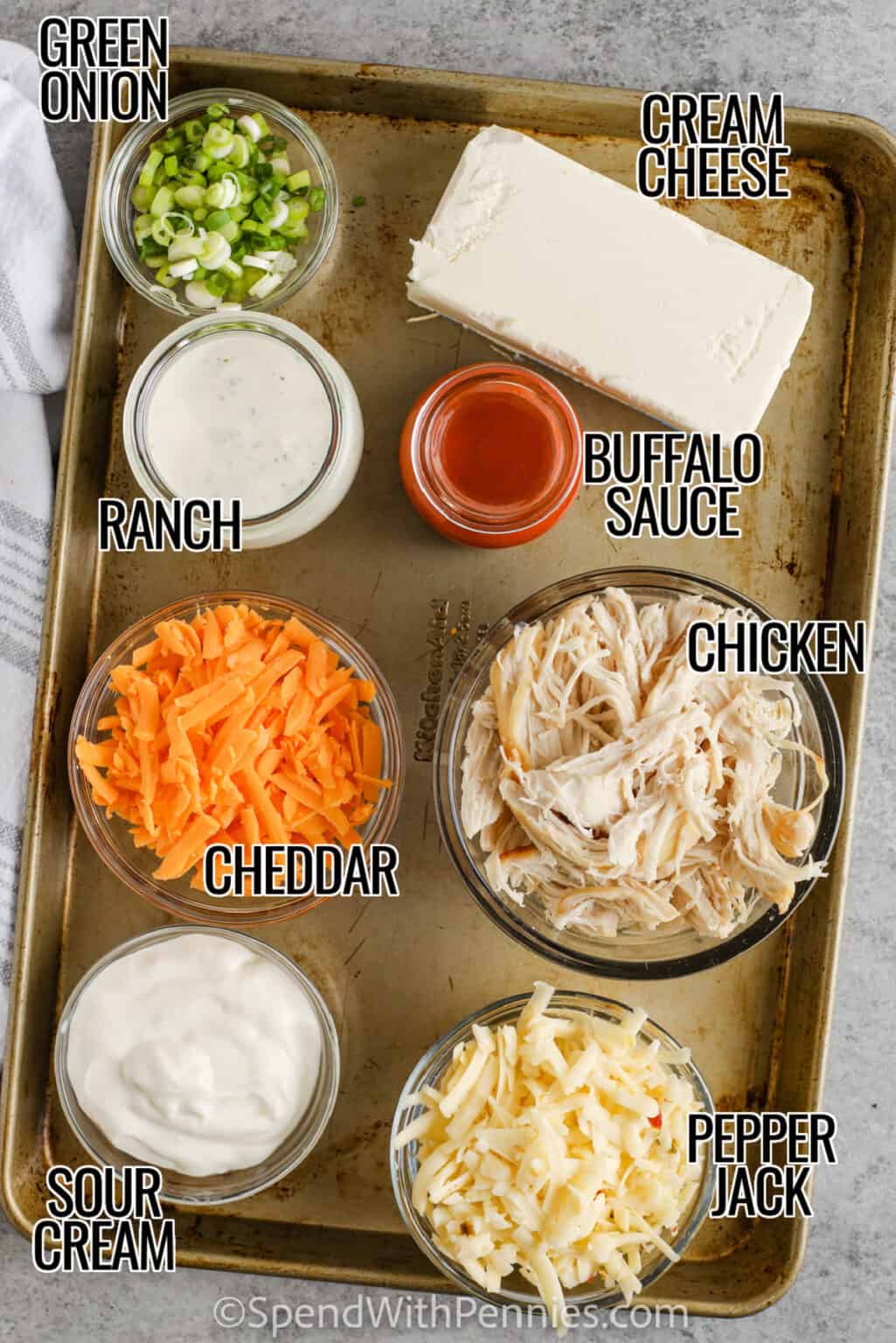 Buffalo Ranch Chicken Dip