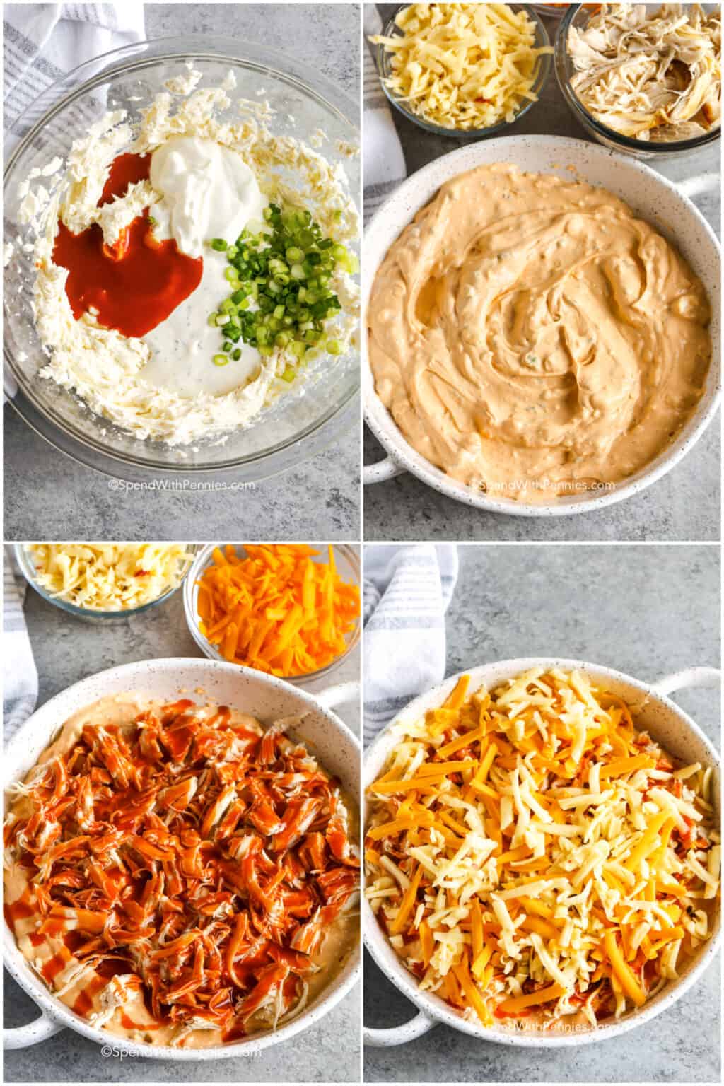 Buffalo Ranch Chicken Dip