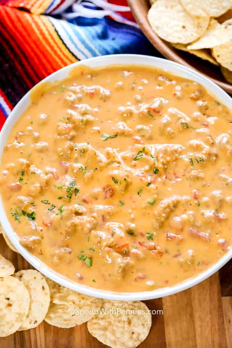 Rotel Dip (Just 4 Ingredients!) - Spend With Pennies
