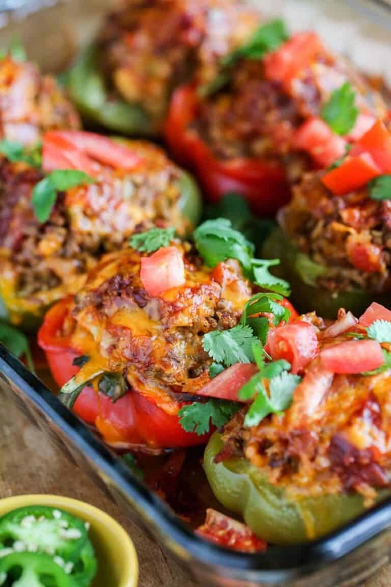 Taco Stuffed Peppers - Spend With Pennies