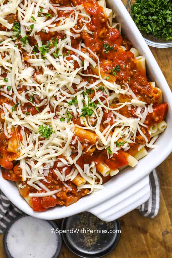 Baked Ziti Spend With Pennies