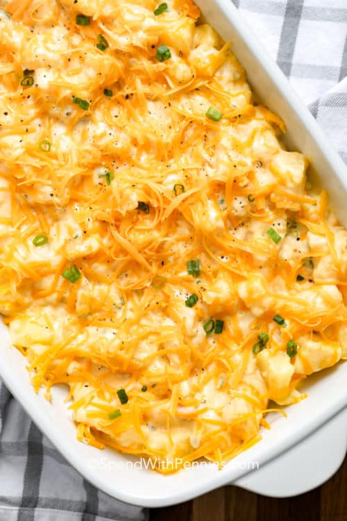Easy Cheesy Potatoes - Spend With Pennies