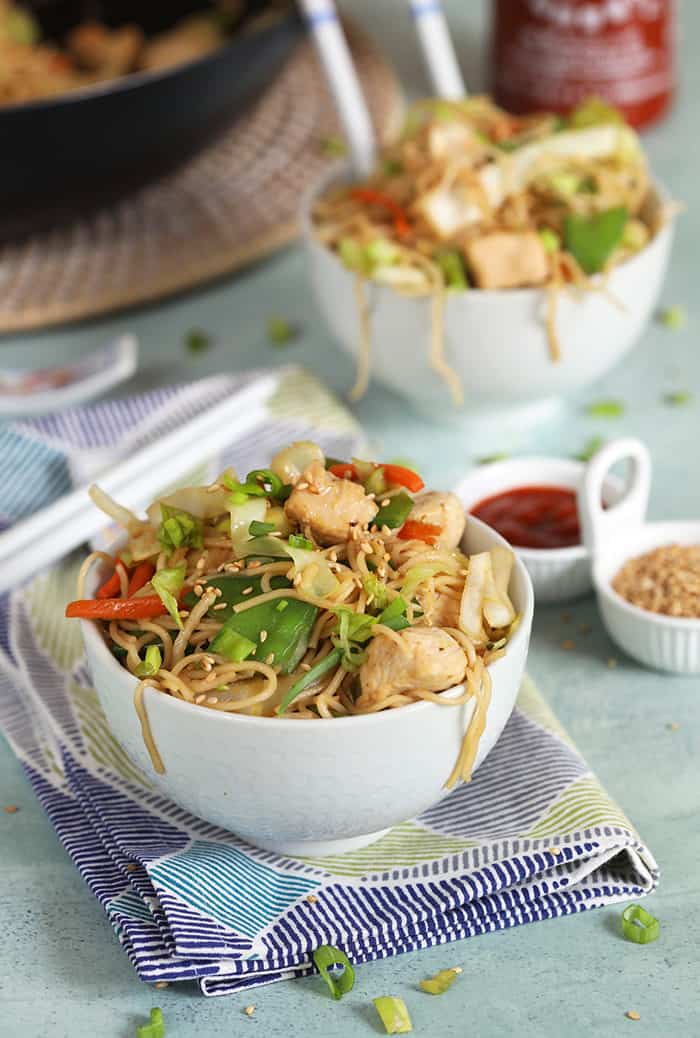 Chicken Chow Mein {Take-Out Classic} - Spend With Pennies