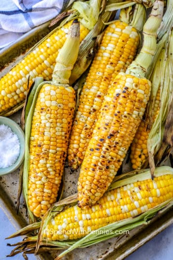 Grilled Corn on the Cob (3 different ways!) - Spend With Pennies