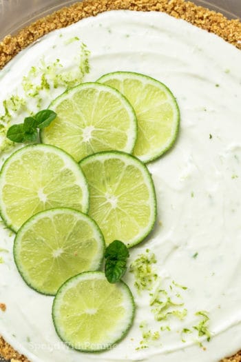 No Bake Key Lime Pie {5 ingredient filling} - Spend With Pennies