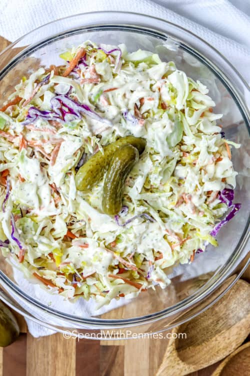 Dill Pickle Coleslaw