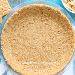 No Bake Graham Cracker Crust {only 3 ingredients!) - Spend With Pennies