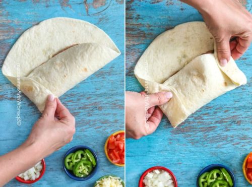How to Fold a Burrito {Like a Pro!} - Spend With Pennies