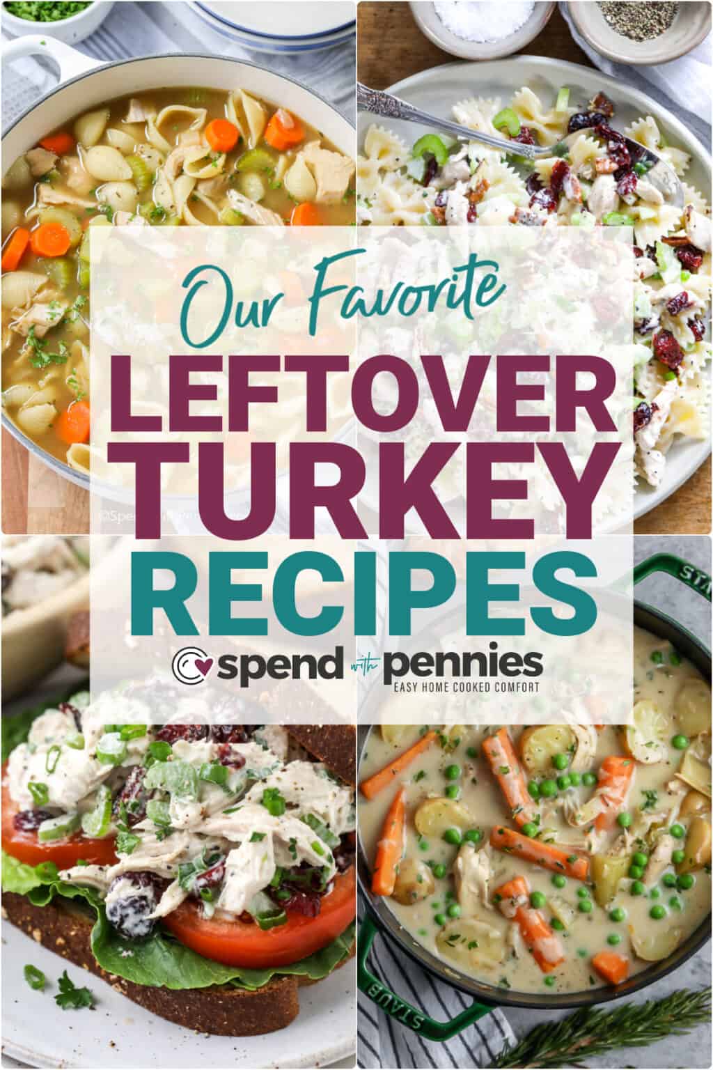 Leftover Turkey Recipes - Spend With Pennies