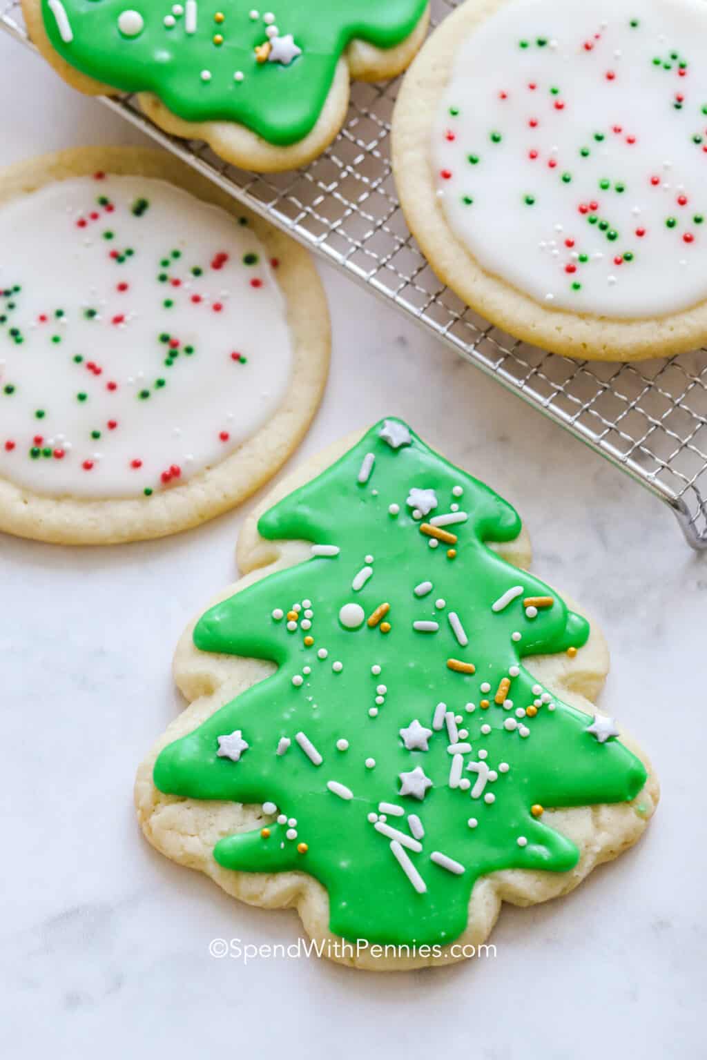 Sugar Cookie Icing (Great for Decorating) - Spend With Pennies