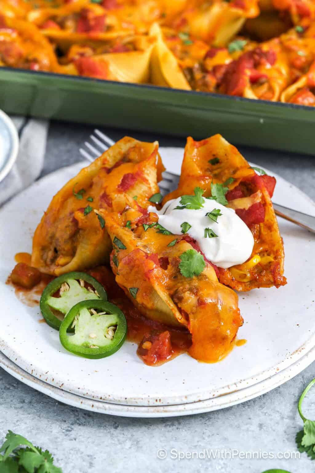 Taco Stuffed Shells