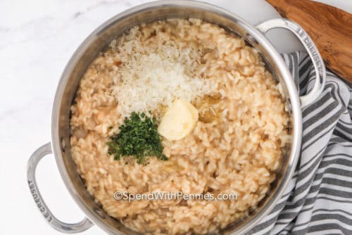 Parmesan Risotto {So Creamy!} - Spend With Pennies