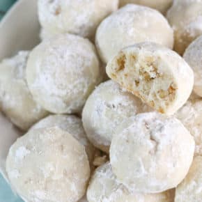 Snowball Cookies {Melt In Your Mouth!} - Spend With Pennies