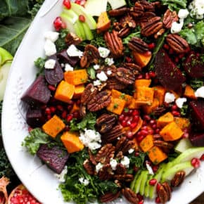 Winter Salad with Maple Dijon Vinaigrette {Hearty & Delicious!} - Spend ...