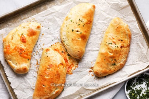 Easy Homemade Calzone Recipe {A Family Favorite!} - Spend With Pennies