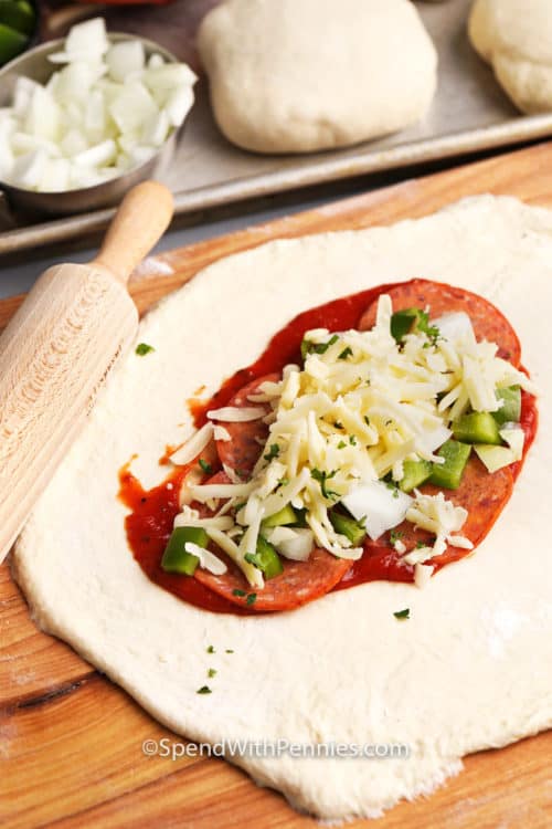 Easy Homemade Calzone Recipe {A Family Favorite!} - Spend With Pennies