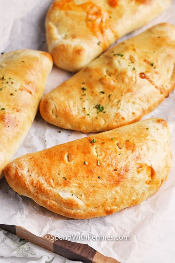 Easy Homemade Calzone Recipe {A Family Favorite!} - Spend With Pennies