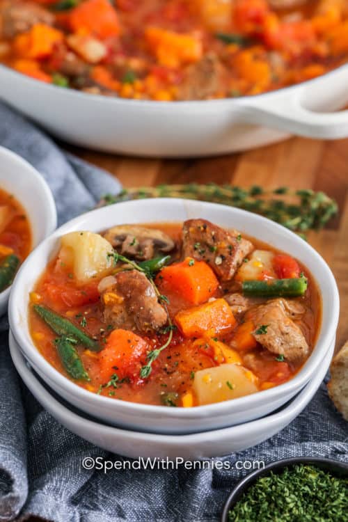 Pork Stew {Hearty and Tender} - Spend With Pennies
