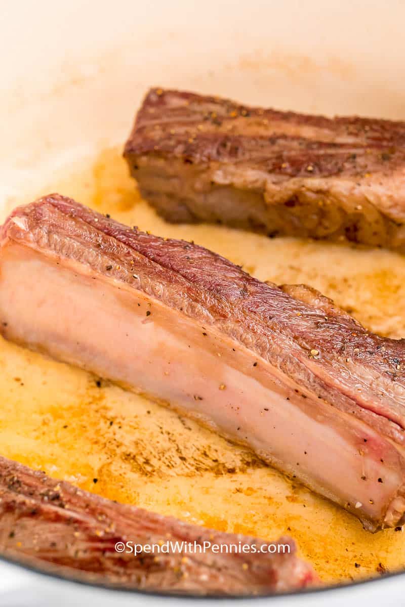 Braised Beef Short Ribs {Juicy & Tender} - Spend With Pennies