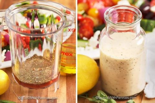 Greek Salad Dressing {Quick & Full of Flavor!} - Spend With Pennies