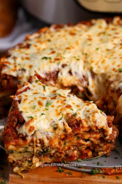 Instant Pot Lasagna (Easy to Make) - Spend With Pennies