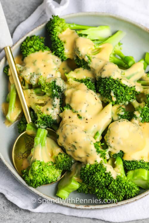 Quick Broccoli and Cheese {Ready in 15 Minutes!} - Spend With Pennies