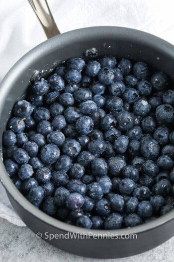 Homemade Blueberry Sauce (Only 4 Ingredients!) - Spend With Pennies