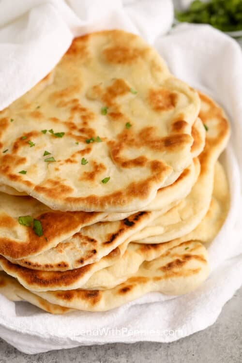 Naan Bread (easy to make) - Spend With Pennies