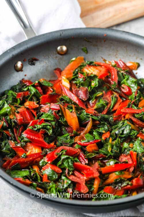 Creamed Swiss Chard (Ready in 15 Minutes) - Spend With Pennies
